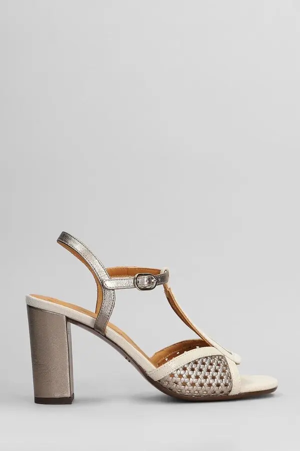 Chie Mihara Bechill Leather Sandals - Beige