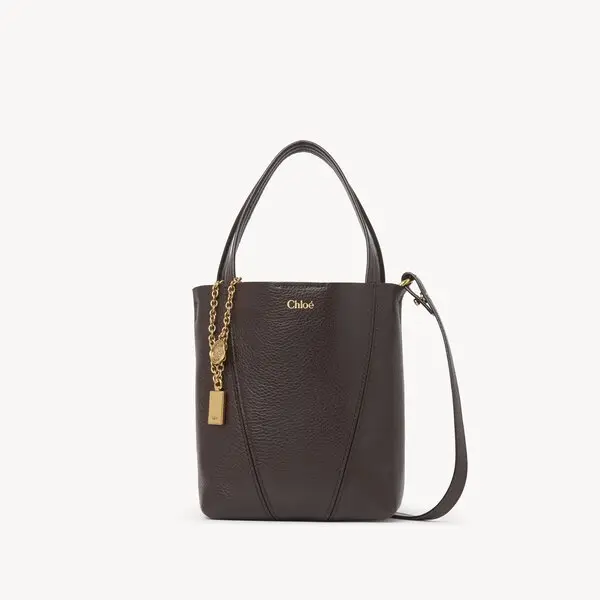 Chloé Small Spin Tote Bag - Brown