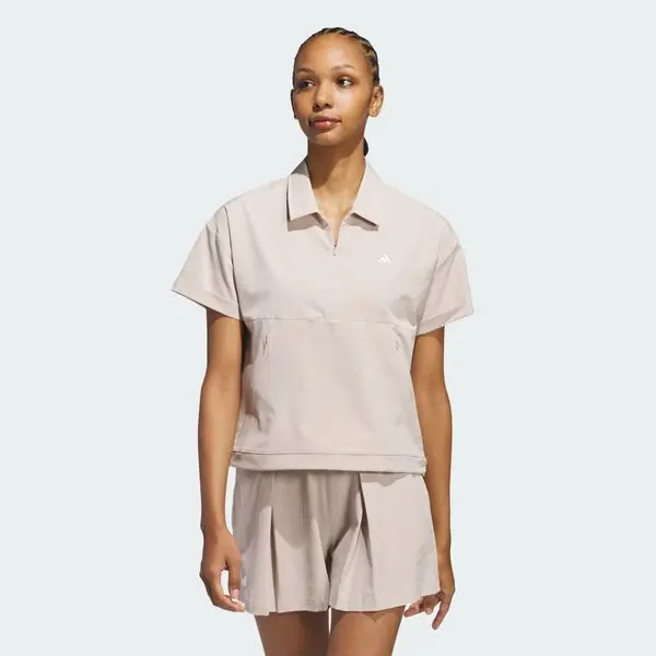 Adidas Go-to Short Sleeve Layer Sweatshirt - Wonder Taupe