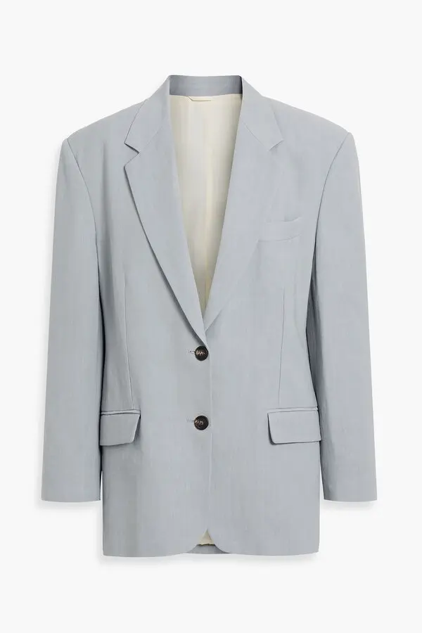 Brunello Cucinelli Bead-embellished Twill Blazer