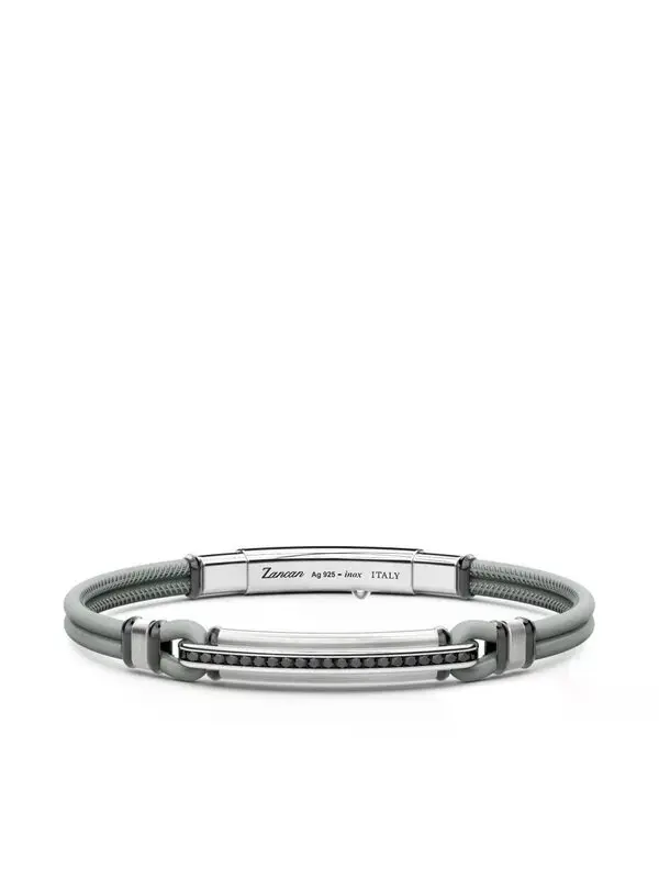 ZANCAN Spinel-embellished Bracelet - Grey