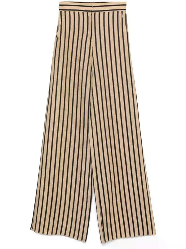 Max Mara Cestino Palazzo Pants - Neutrals