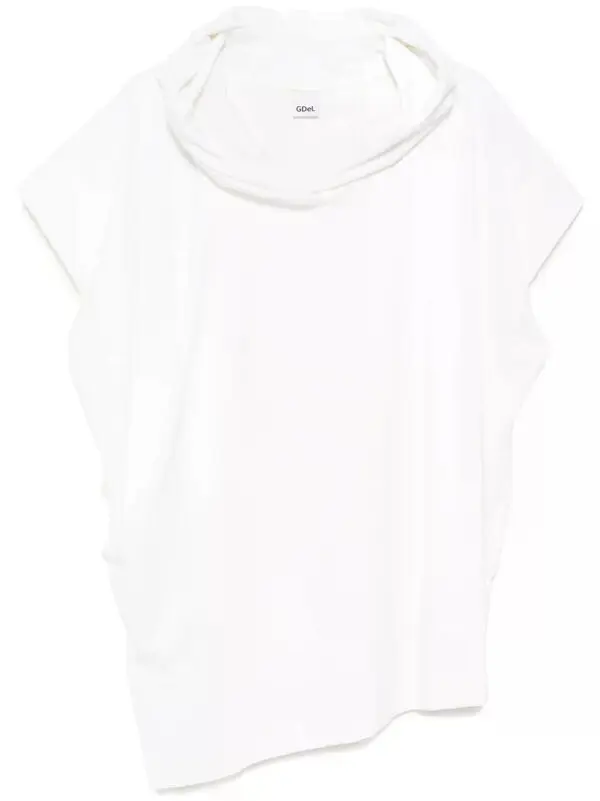 GDEL BY GAZE DE LIN Sleeveless Hooded Top