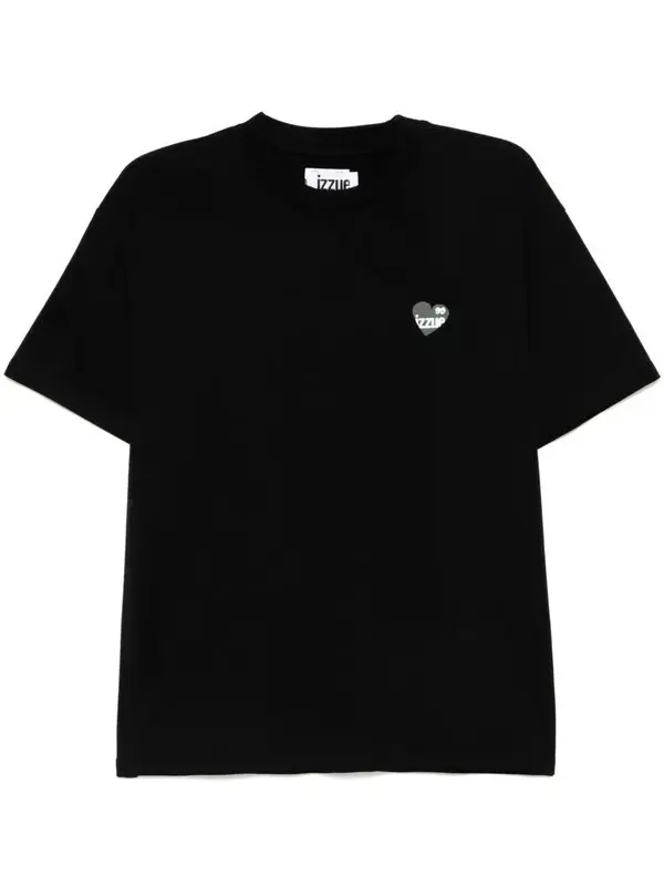 Izzue Graphic-print T-shirt - Black