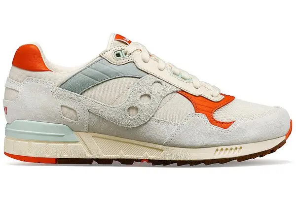 Saucony Shadow 5000 Premium Sneakers - Light Beige/mint