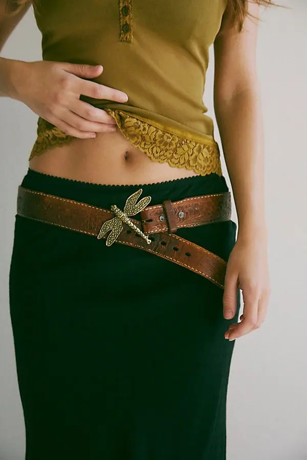ALKEMIE Dragonfly Leather Belt