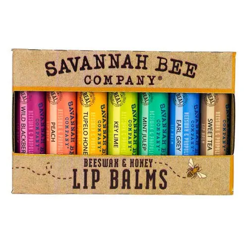 SAVANNAH BEE COMPANY Beeswax And Honey Lip Balms 7pc