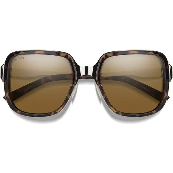 SMITH Aveline Square Sunglasses - Tortoise / Brown