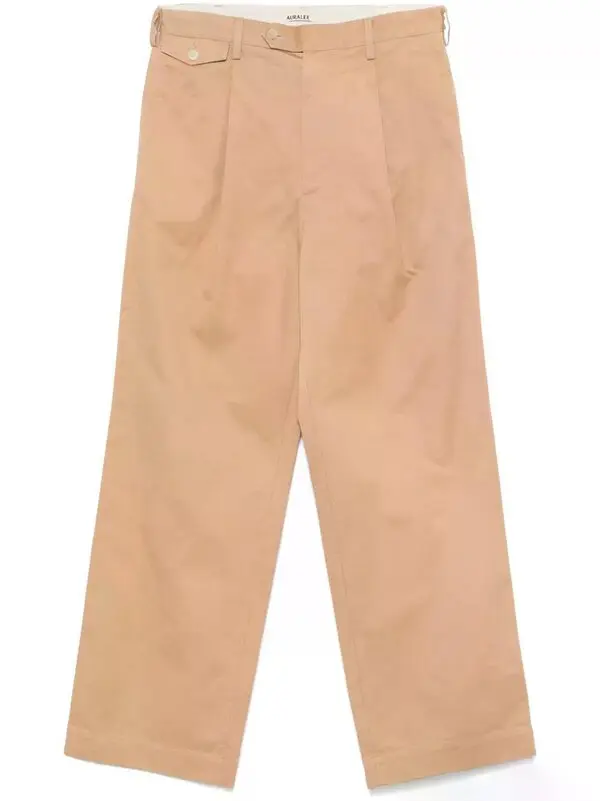 Auralee Pleat-detail Chinos
