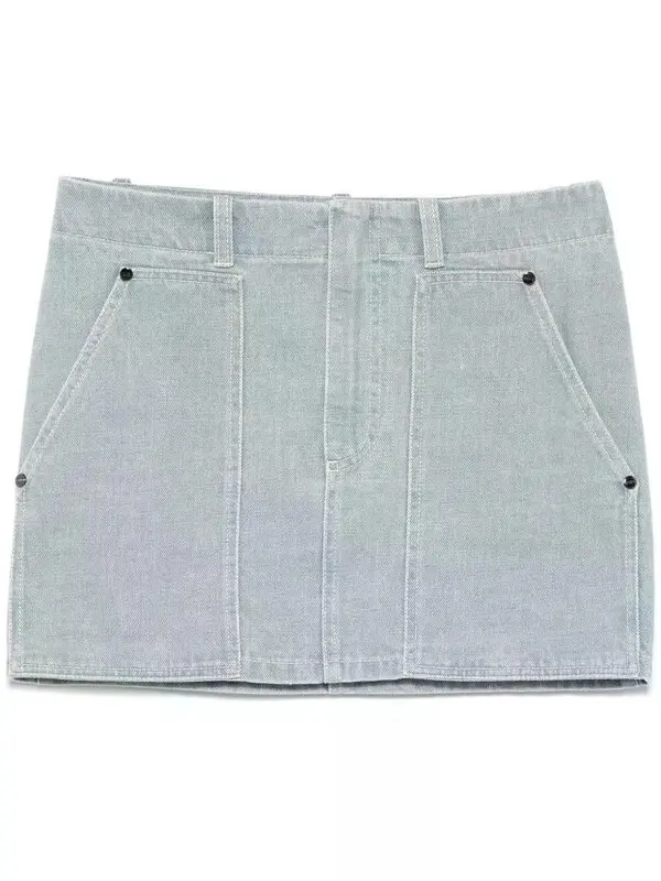 Fendi Roma Mini Skirt - Blue