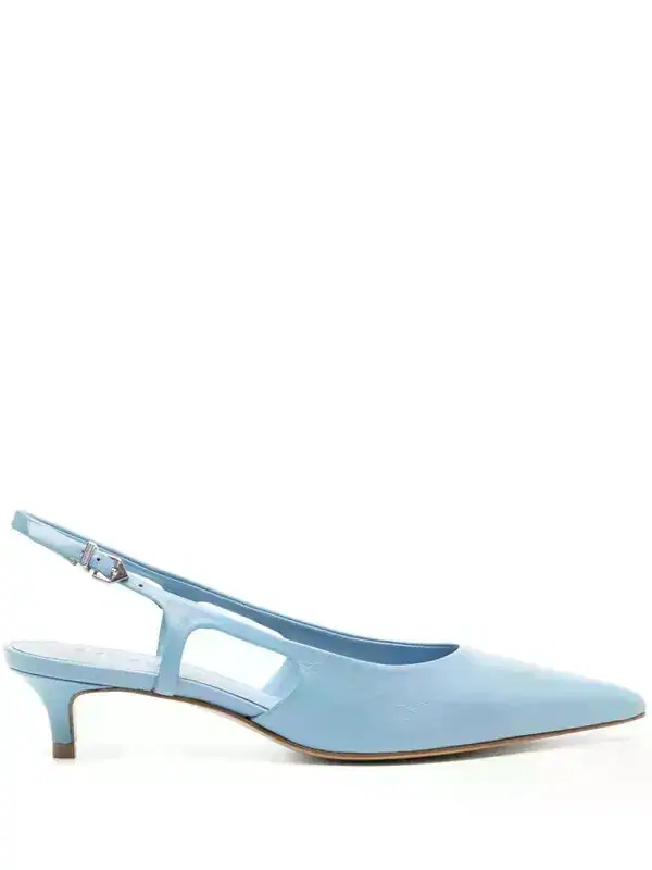 Schutz 40mm Boris Pumps In Blue 48% Off Editorialist