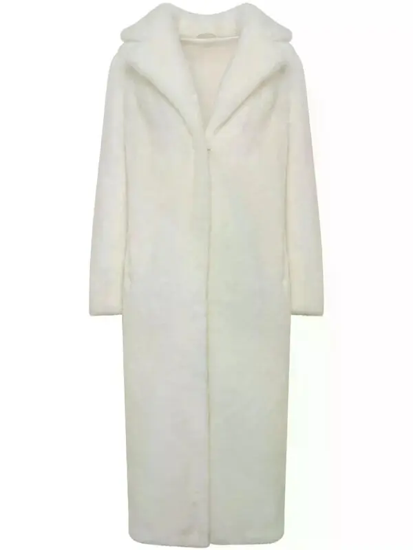 UNREAL FUR Dove Coat - White