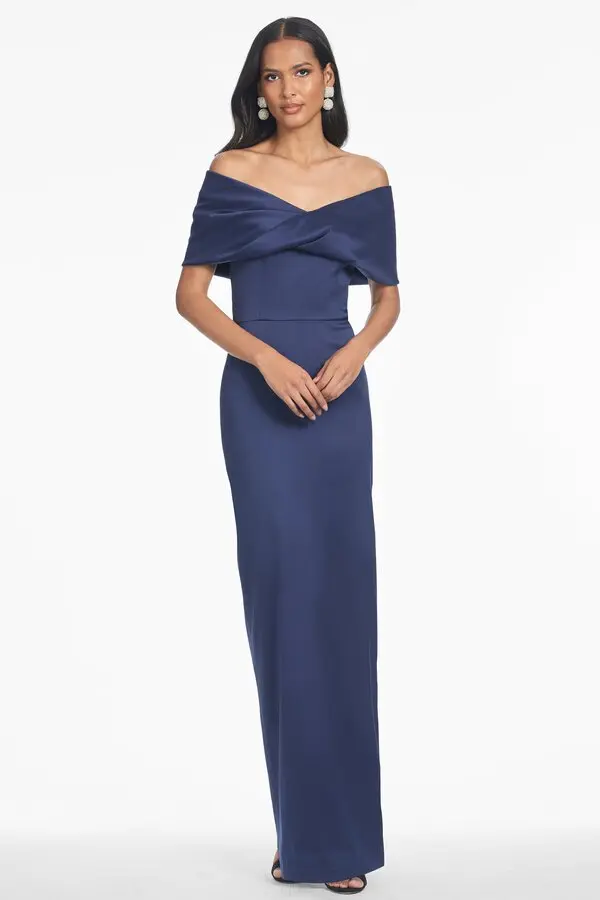 Sachin & Babi Viveca Gown - Night Sky