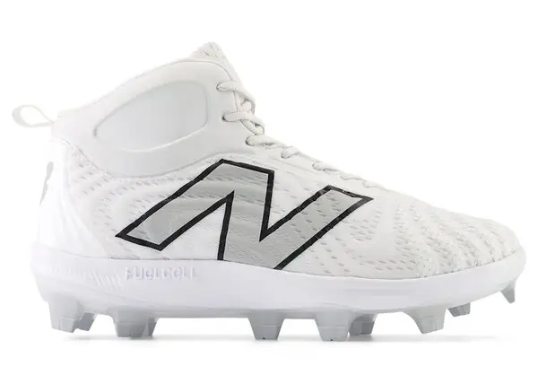 NEW BALANCE Fuelcell 4040v7 Mid Molded Cleats - Optic White/raincloud