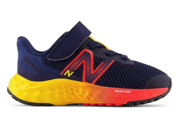 NEW BALANCE Fresh Foam Arishi V4 Bungee Lace - Team Navy Blue/electric Red/egg Yolk