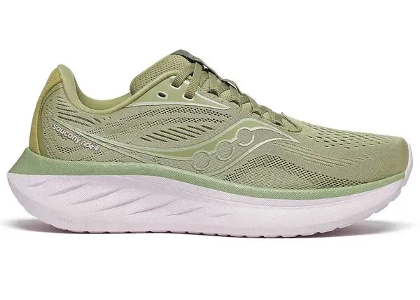 Saucony Ride 18 Athletic Sneakers - Hemlock/bloom