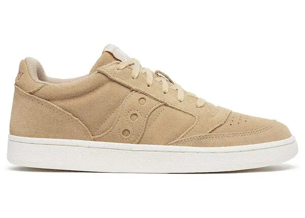 Saucony Jazz Court Split Suede Sneakers - Tan