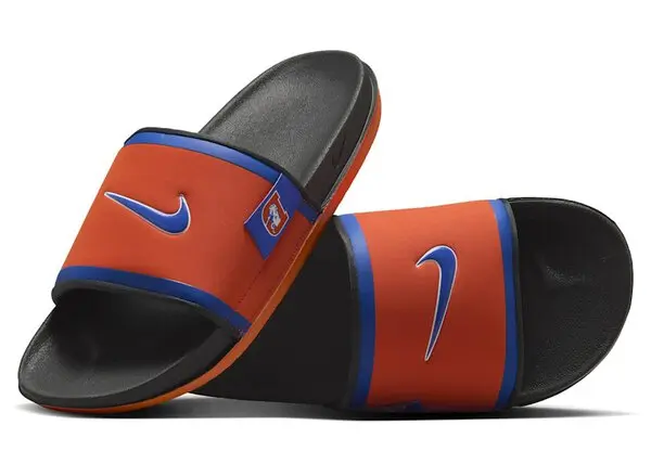 Nike Offcourt Slide Denver Broncos - Brilliant Orange/dark Smoke Grey/valor Blue