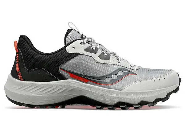 Saucony Aura Trin Athletic Sneakers - Concrete/black