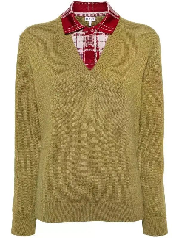 Loewe Layered Knitted Jumper