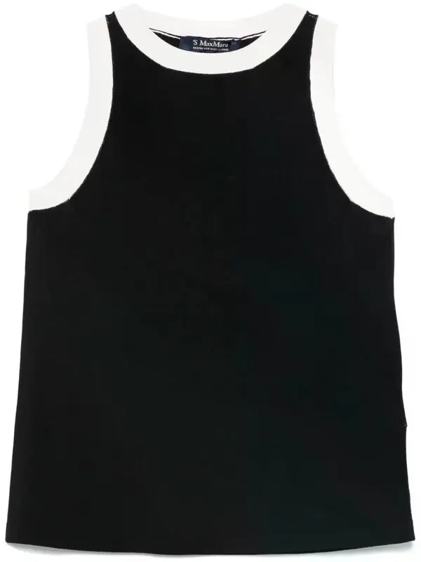 Max Mara Slalom Tank Top - Black