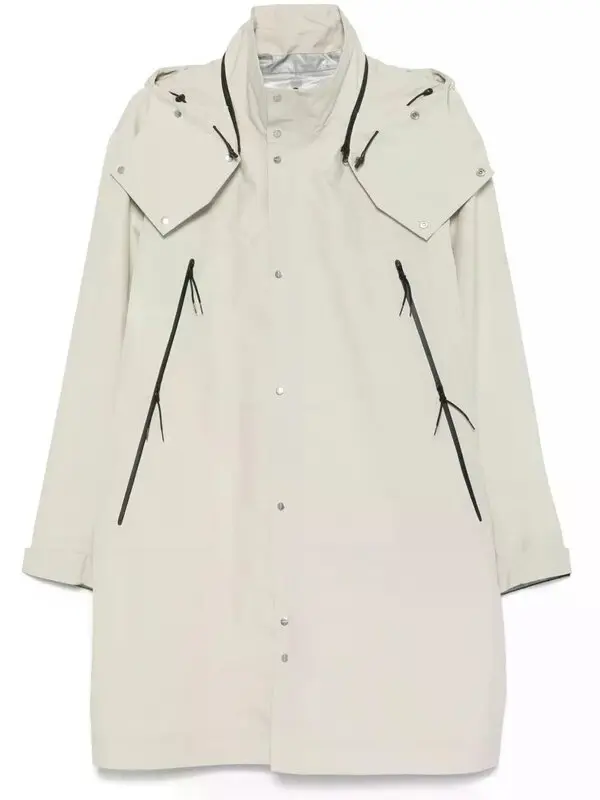 Stone Island Hooded Parka - Neutrals