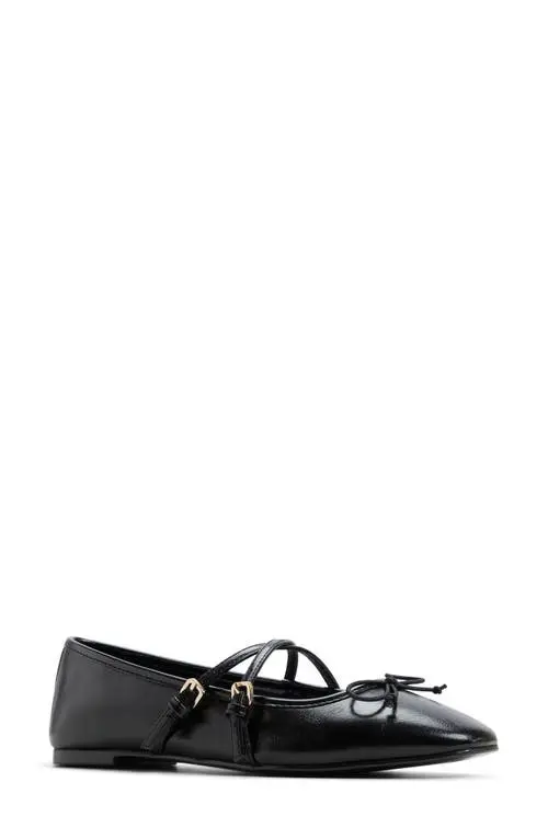 Aldo Amberlee Sequin Mary Jane Flat - Black