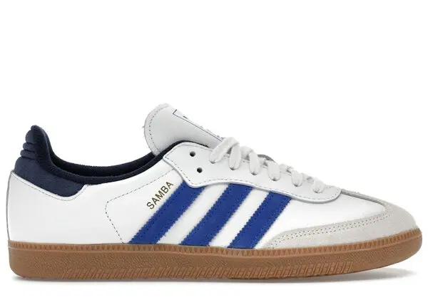 Adidas Samba Og Sneakers - Core White/royal Blue/night Indigo
