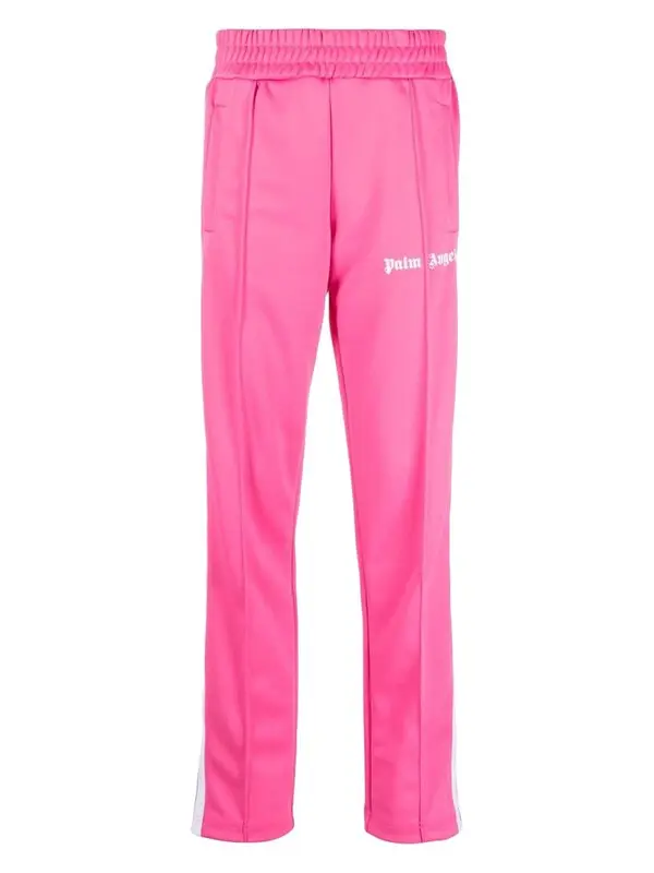 Palm Angels Track Pants - Fuchsia/white