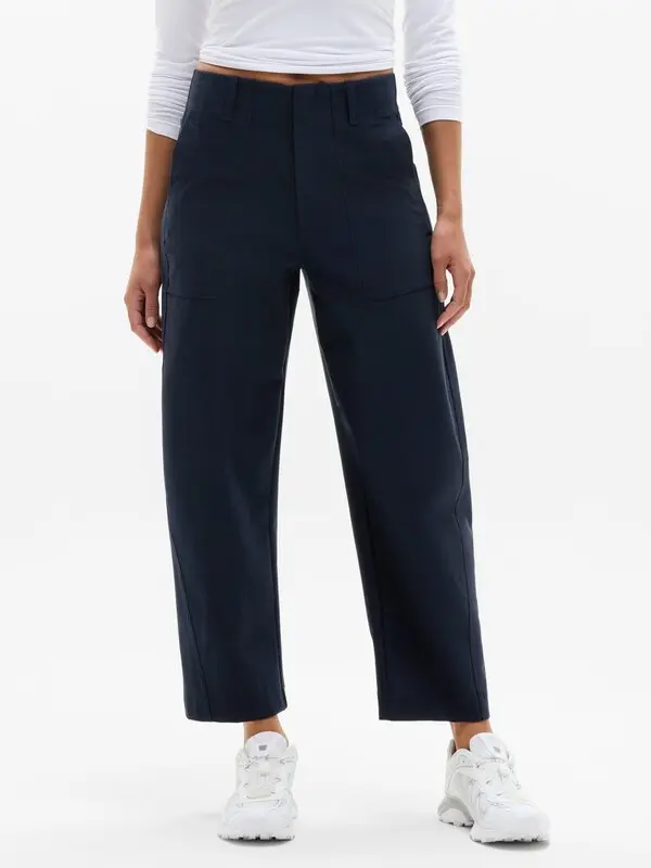 Athleta High-rise Barrel Leg Pants - Navy