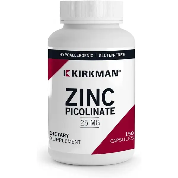 KIRKMAN PROFESSIONAL Zinc Picolinate 25 Mg Capsules Hypoallergenic 150 Capsules