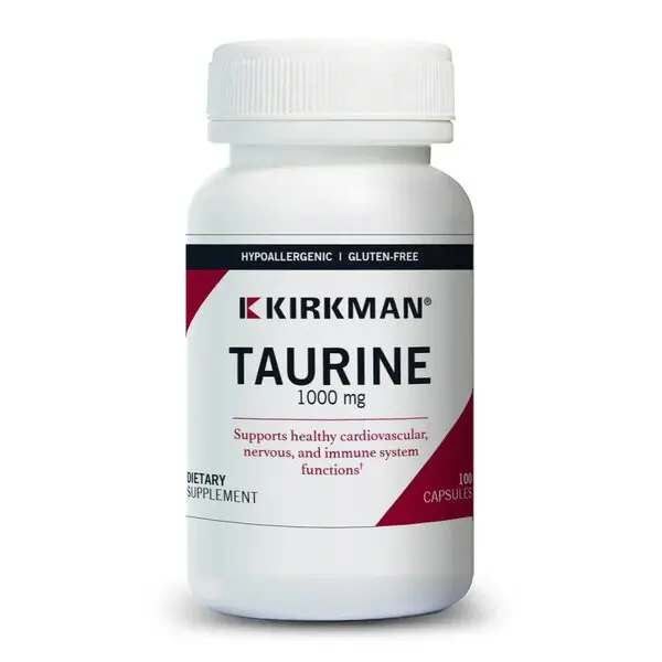 KIRKMAN PROFESSIONAL L-taurine 1000 Mg Capsules Hypoallergenic 100 Capsules