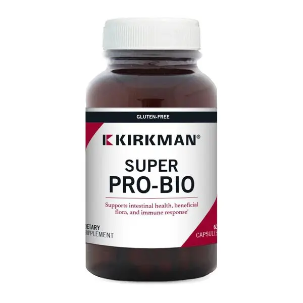 KIRKMAN PROFESSIONAL Super Pro-bio 75 Billion Capsules Bio-max Series Hypoallergenic 60 Capsules
