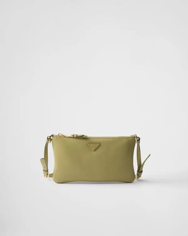 Prada Leather Pouch - Pistachio Green