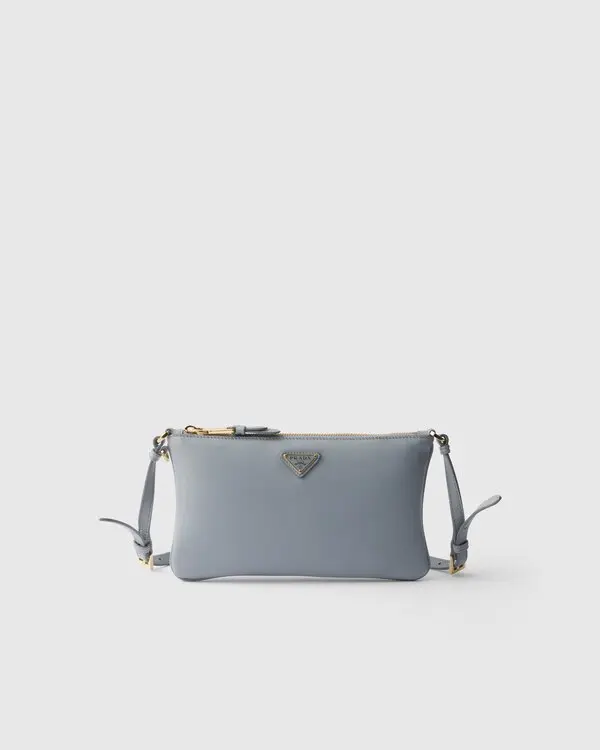 Prada Leather Pouch - Opaline