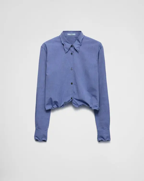 Prada Fil-à-fil Shirt - Baltic Blue