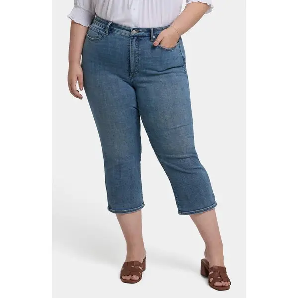 NYDJ Joni High-waist Relaxed Capri Jeans - Majorca Bay