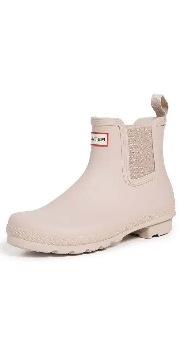 Hunter Original Chelsea Boots - Beige | Editorialist