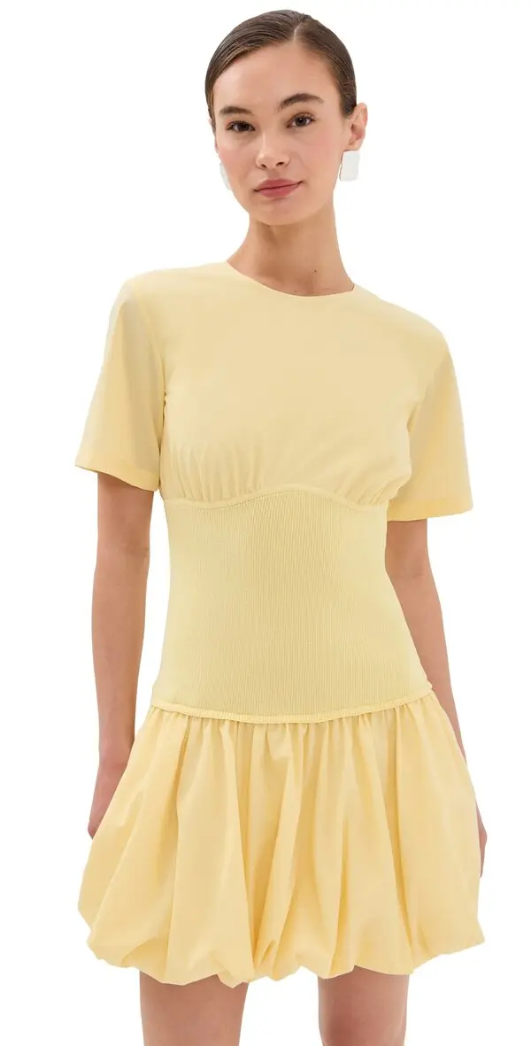 Simkhai Libbie Mini Dress - Buttercream