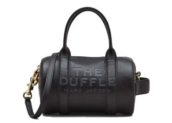 Marc Jacobs The Leather Mini Duffle - Black