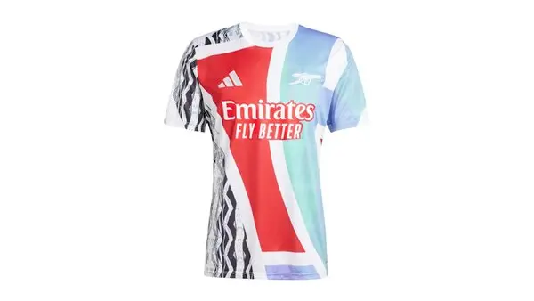 Adidas Arsenal 24/25 Prematch Jerseyclear Aqua
