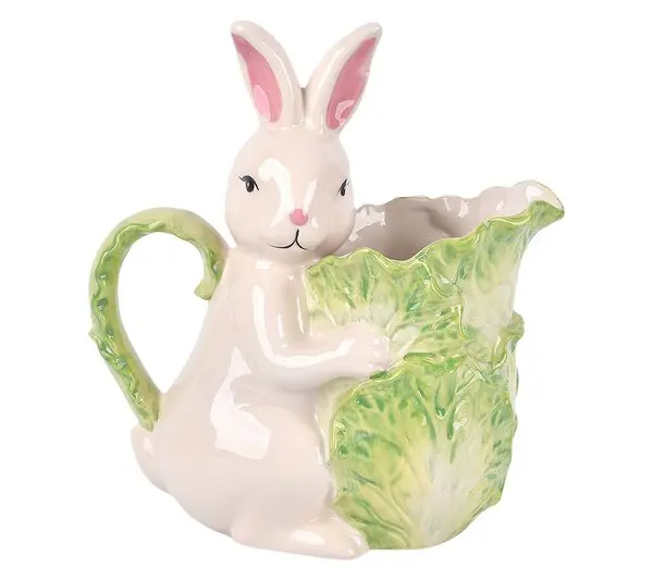 TEMP-TATIONS Special Edition 1.5-qt Figural Bunny Pitcher
