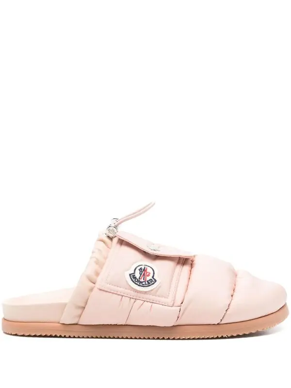 Moncler Mon Pocket Padded Mules - Multicolor