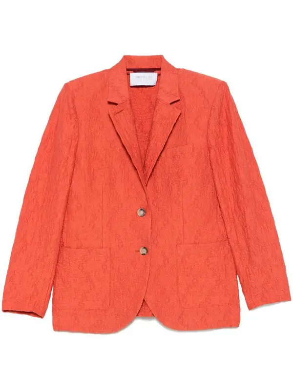 Harris Wharf London Cotton-blend Blazer Jacket - Orange