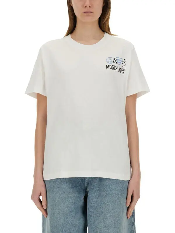 MOSCHINO JEANS Regular Fit T-shirt With Print