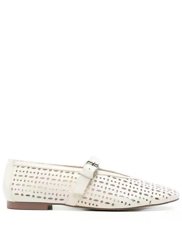 BIBI LOU Maia Ballet Flats - White