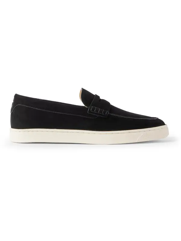 Brunello Cucinelli Suede Penny Loafers