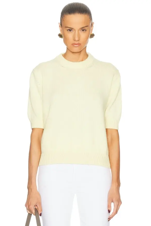 Khaite Davin Cashmere Sweater - Zest