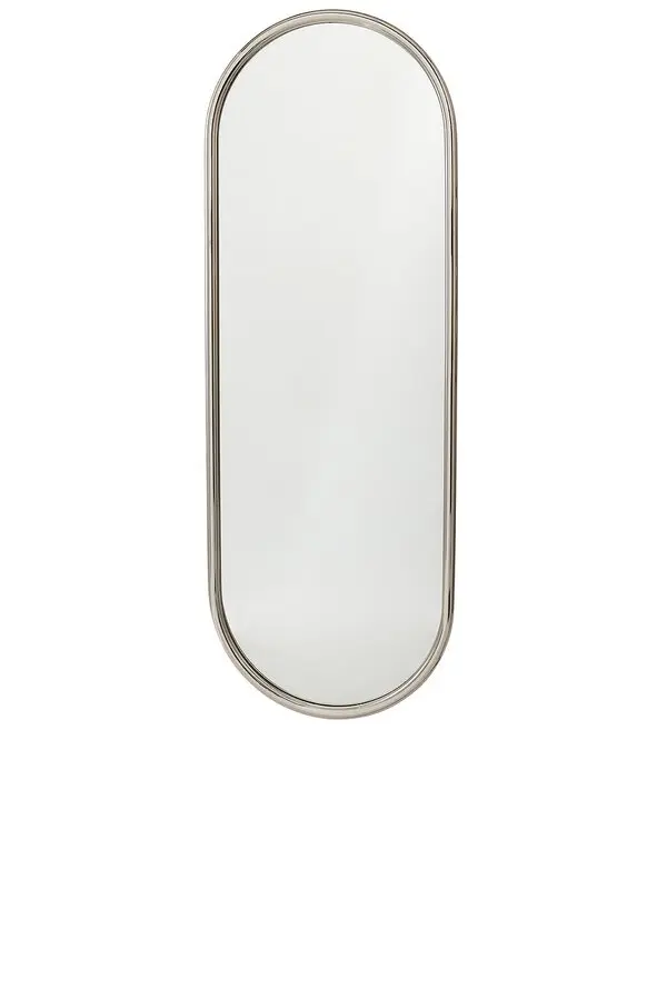 AYTM Angui Oval Mirror In Metallic
