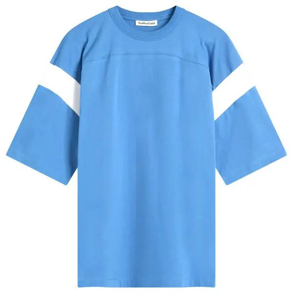 You Must Create Skate T-shirt - Blue/white